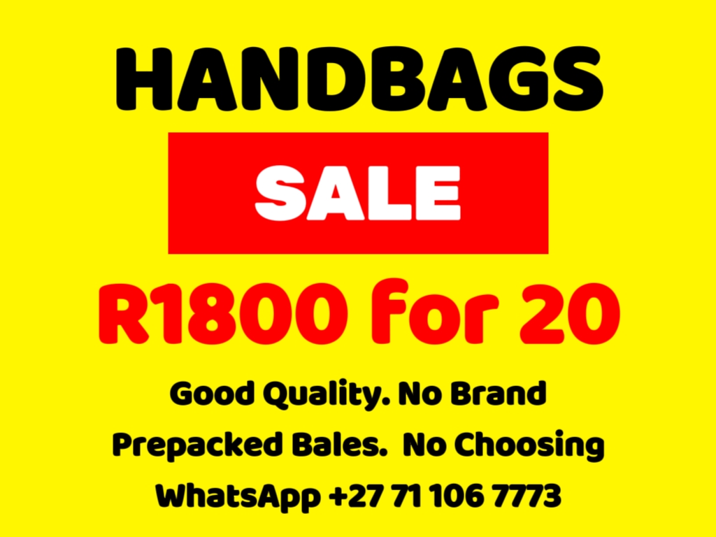 HANDBAGS BALES - Katherine Wholesale SA