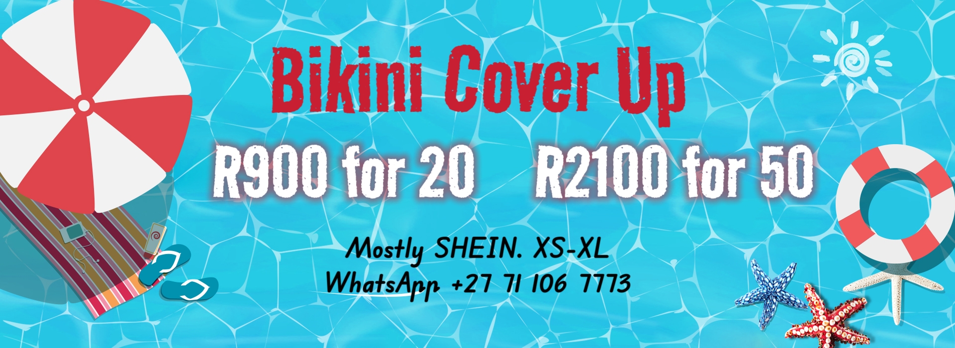 SHEIN BIKINIS COVER UPS Bales - Katherine Wholesale SA