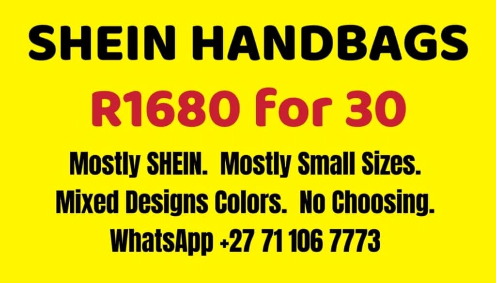 SHEIN MINI HANDBAGS BALES - Katherine Wholesale SA