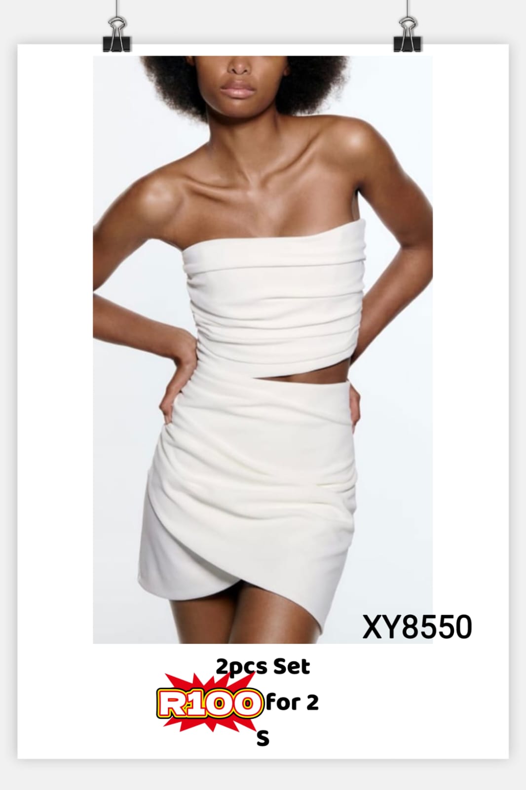 Women's Off-Shoulder Two-Piece Set - Katherine Wholesale SA