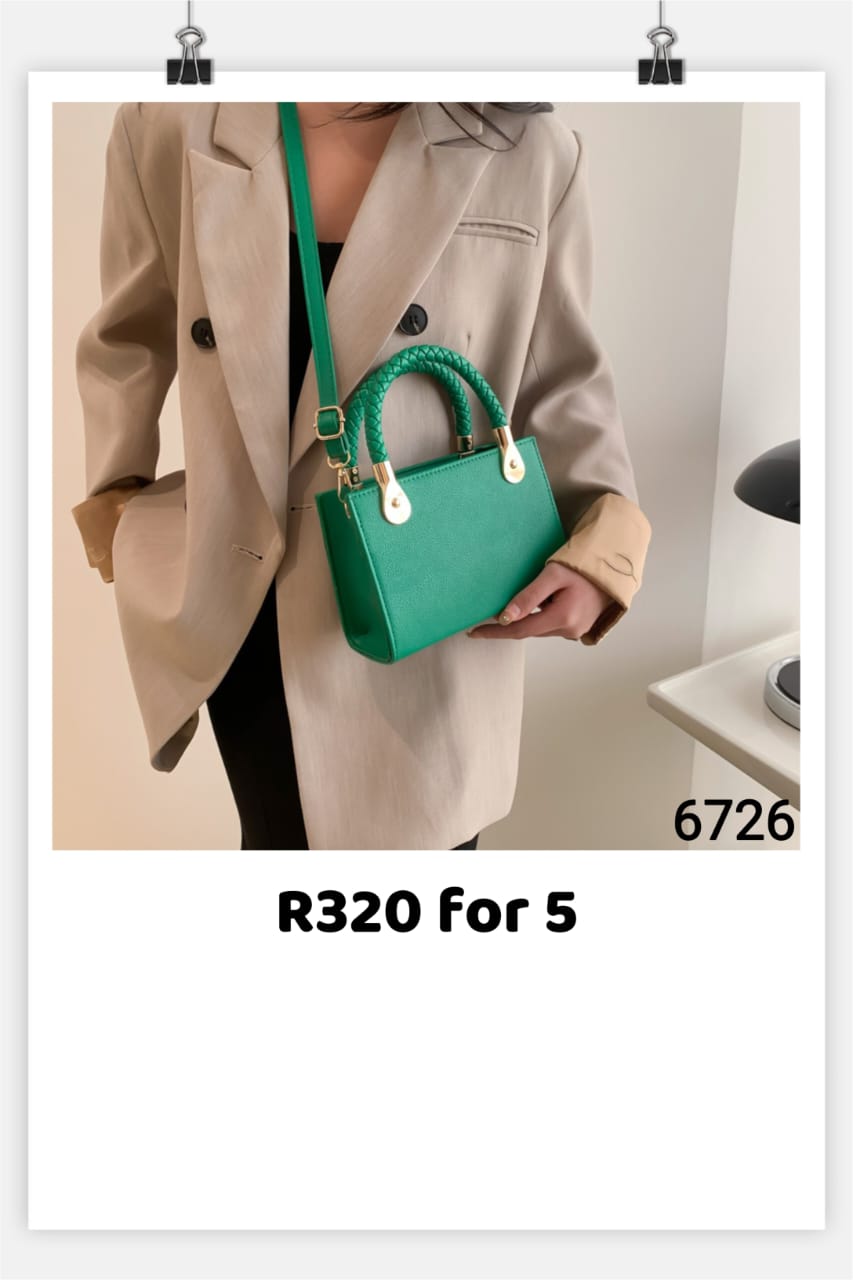 Women's Green Leather Small Square Crossbody Bag - Katherine Wholesale SA
