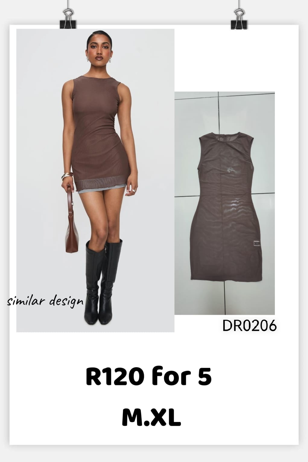 Women's Mesh Bodycon Mini Dress - Katherine Wholesale SA